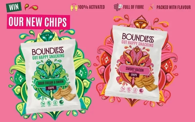 Win a Month's Supply of Boundless Activated Snacks | Prima Competitions