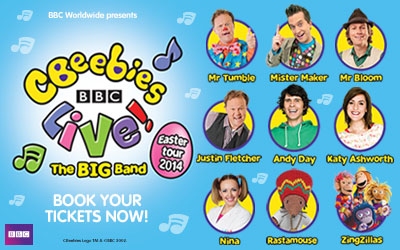 WIN! Family Tickets to CBeebies Live! The Big Band Easter tour | Woman ...