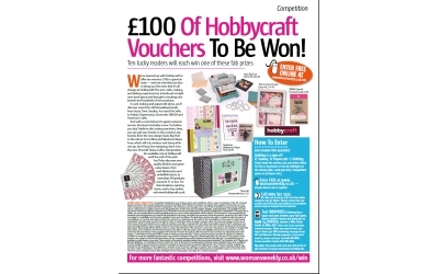 Win £100 Of Hobbycraft Vouchers – 10 To Be Won | Woman's Weekly ...